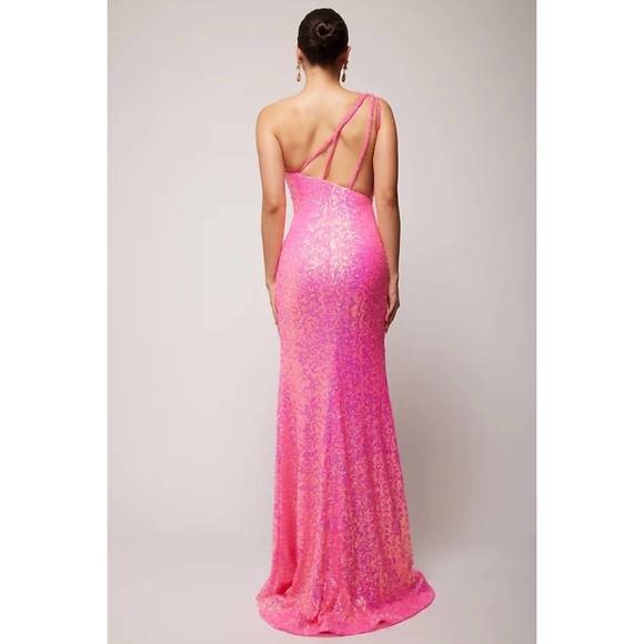 Vienna Prom | Dresses | New Vienna Prom Sequin Evening Gown In Fuchsia ...